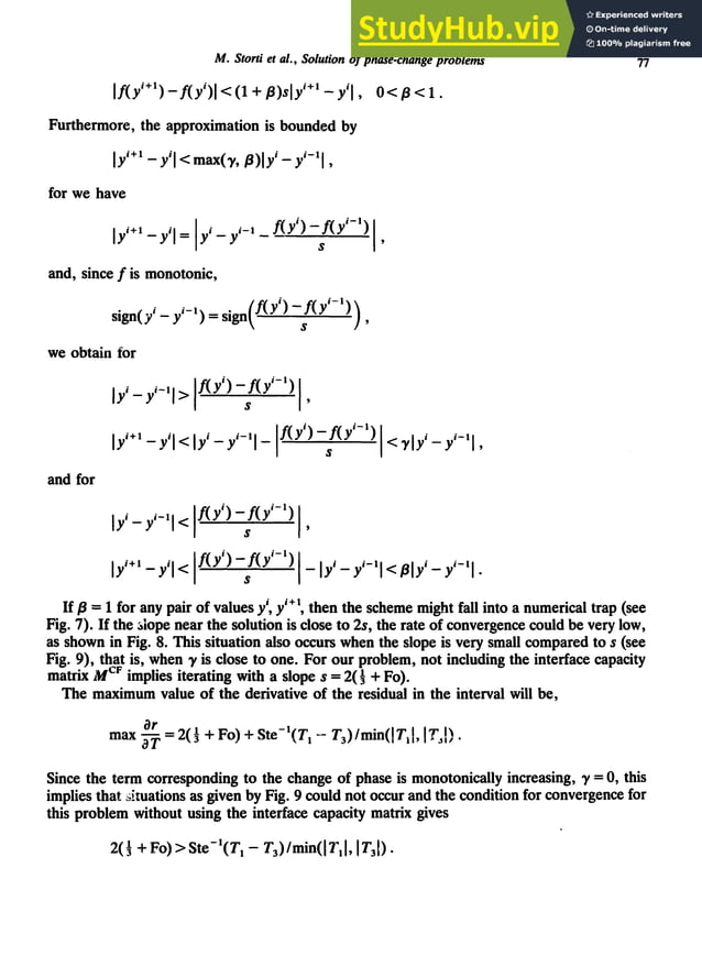 An Efficient Tangent Scheme For Solving Phase-Change Problems | PDF