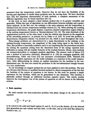 An Efficient Tangent Scheme For Solving Phase-Change Problems | PDF