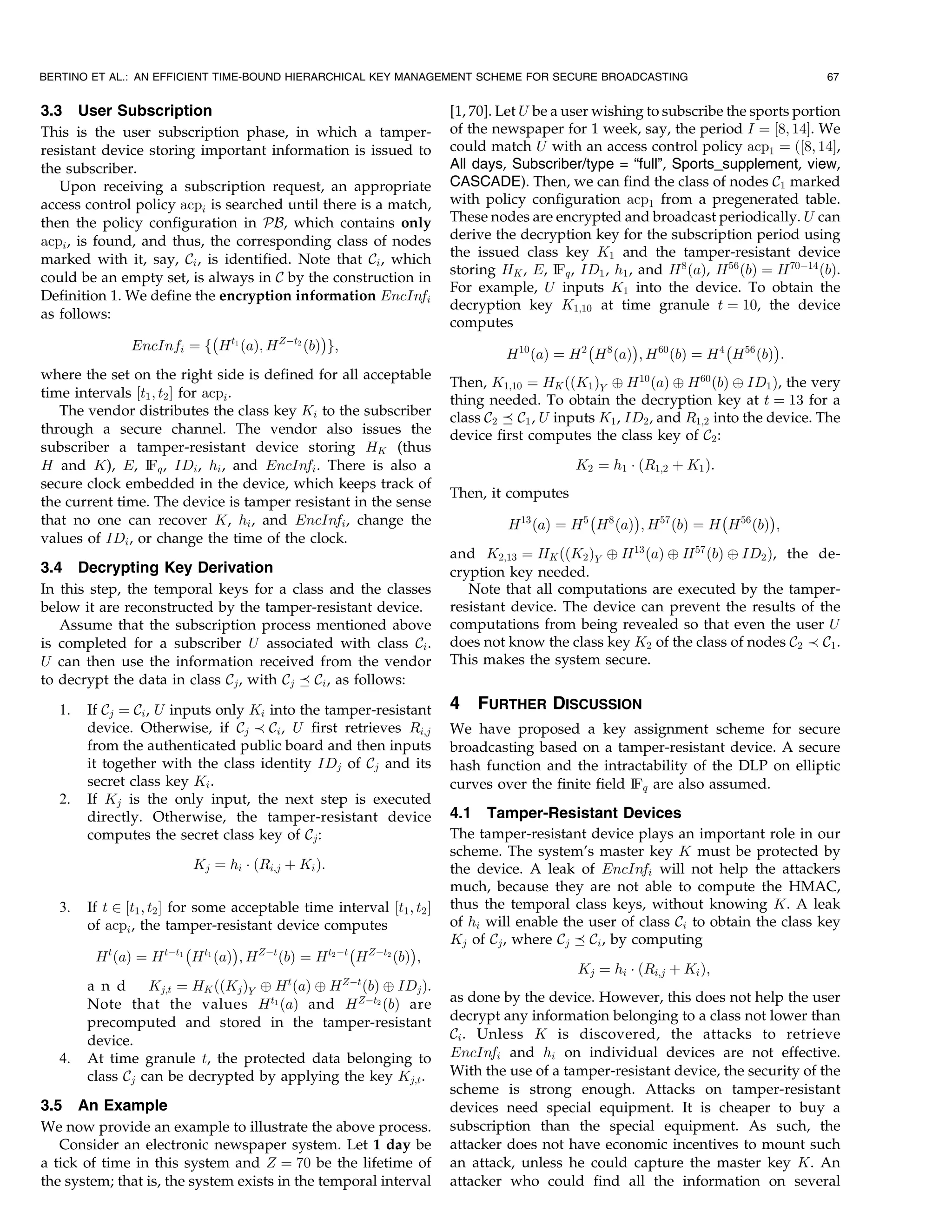 An efficient time bound hierarchical key | PDF An efficient time bound hierarchical key | PDF