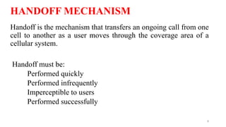 An efficient vertical handoff mechanism for future mobile network | PPT