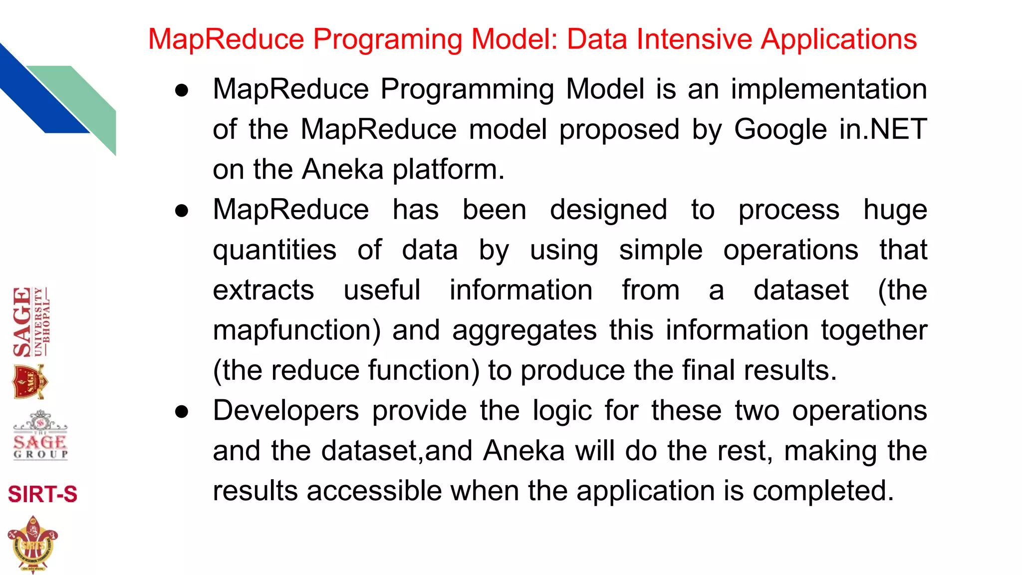 Introduction to Aneka, Aneka Model is explained | PPTX