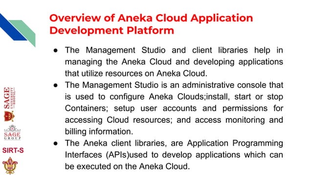 Introduction to Aneka, Aneka Model is explained | PPTX