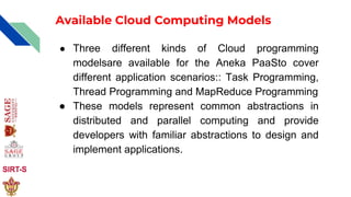 Introduction to Aneka, Aneka Model is explained | PPTX