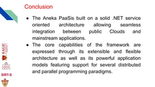 Introduction to Aneka, Aneka Model is explained | PPTX