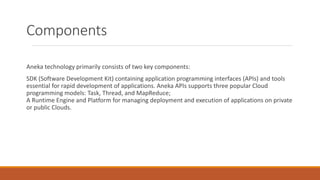 aneka.pptx | Cloud Computing | Internet