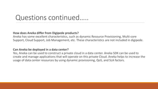 aneka.pptx | Cloud Computing | Internet