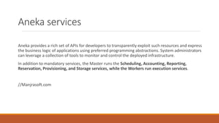 aneka.pptx | Cloud Computing | Internet