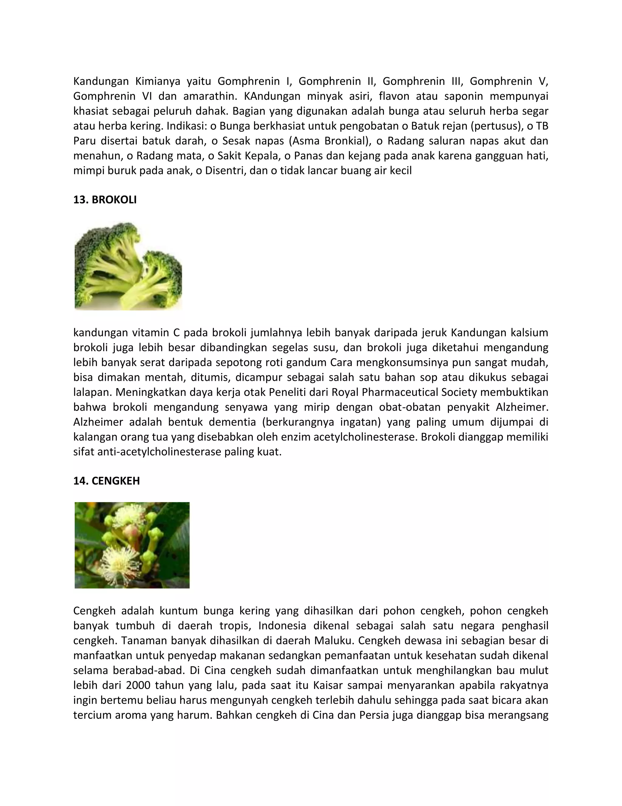 Aneka jenis tanaman obat keluarga | DOCX