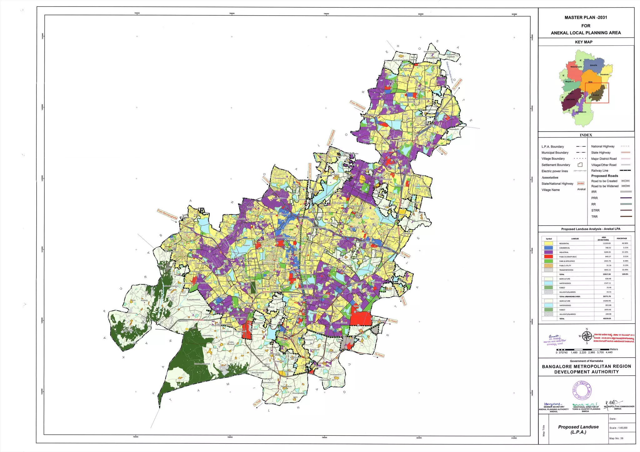 Anekal maps | PDF