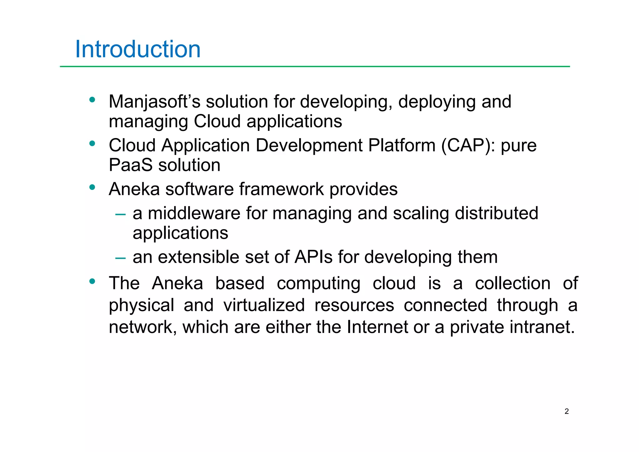 Aneka platform | PDF