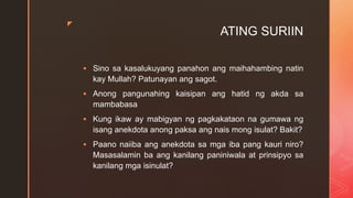 Anekdota FILIPINO 10 MODYUL 3 | PPTX