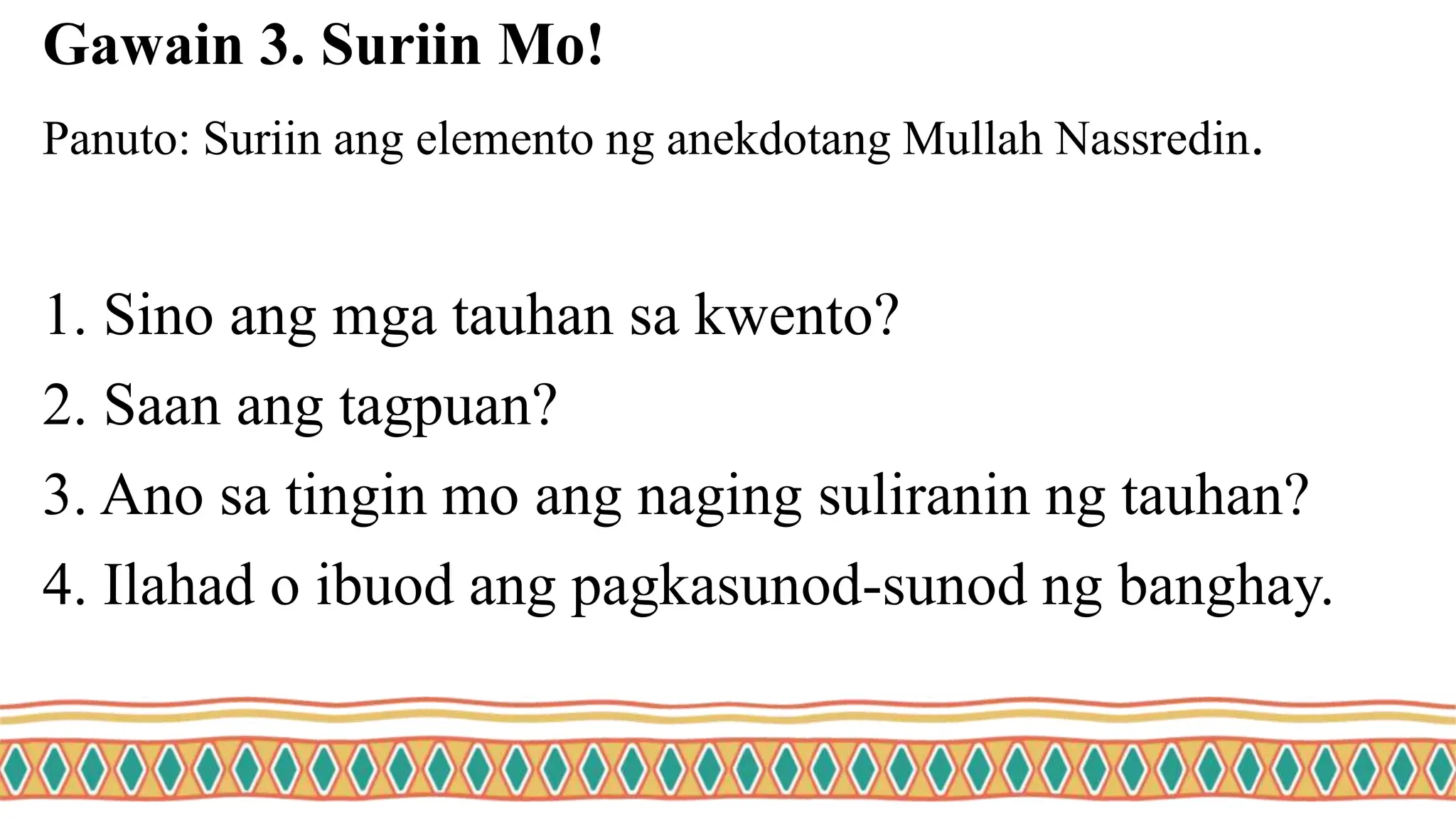 Ang Anekdota, Katangian at Elemento ng Anekdota | PPTX