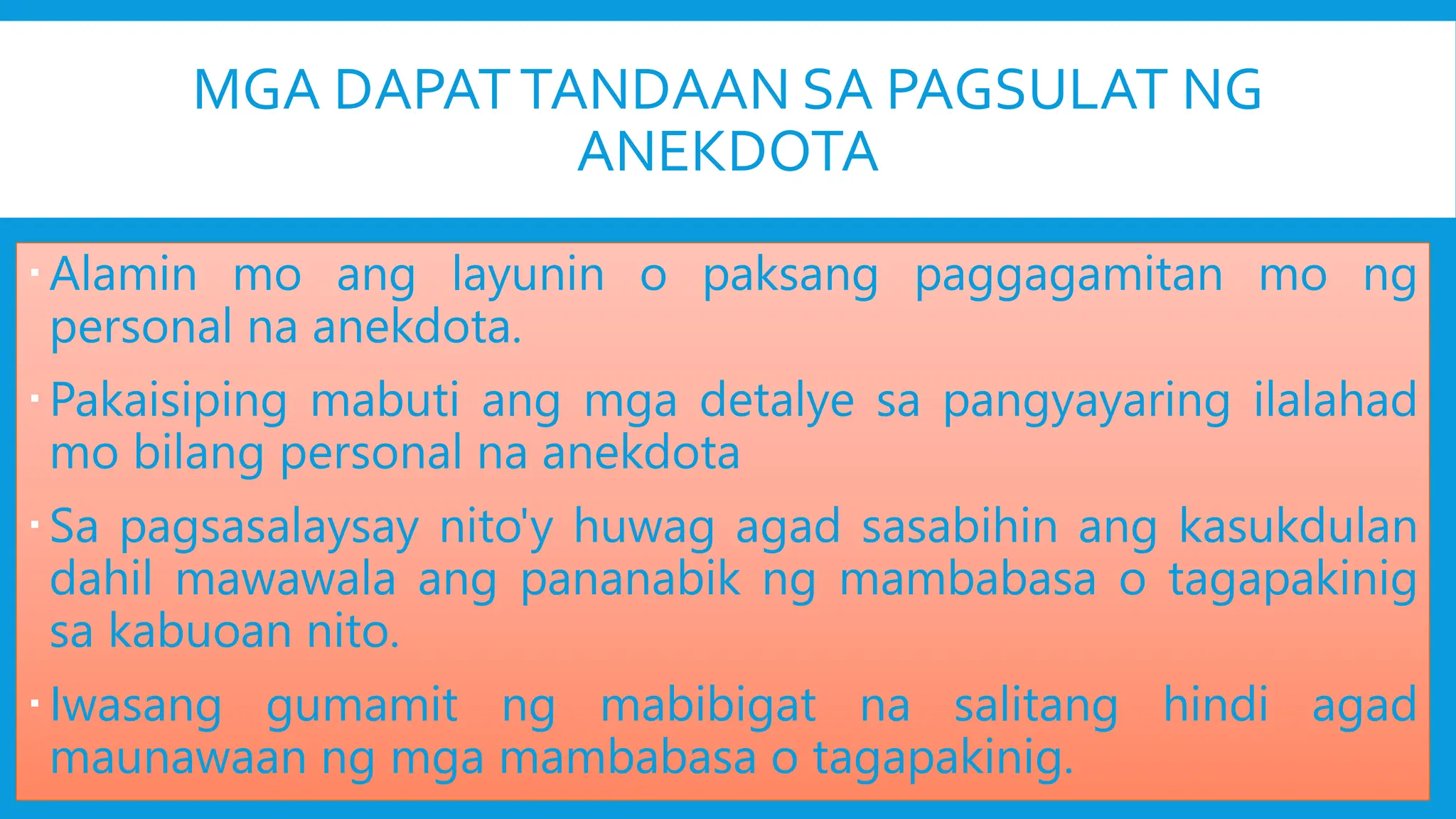 ANEKDOTA at APAT na KOMPONENT filipino.pptx