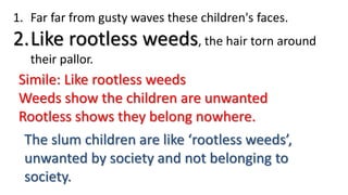 An elementary school classroom in a slum | PPT