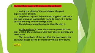 An elementary school classroom in a slum | PPTX