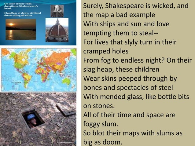 An elementary school classroom in a slum | PPTX