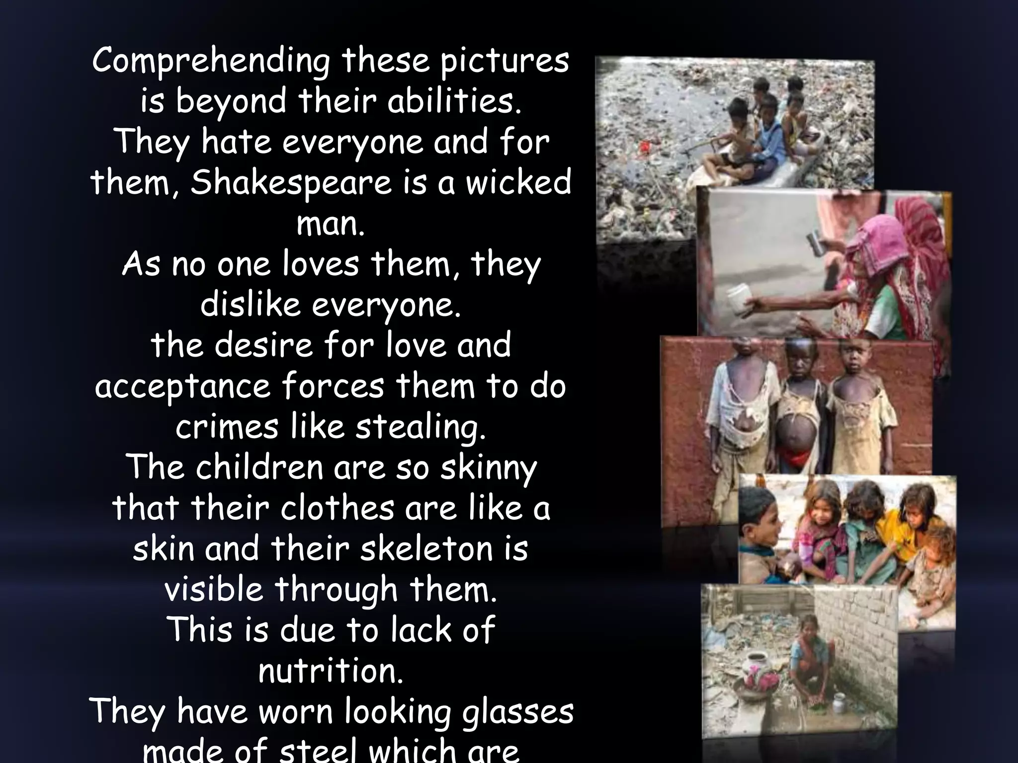 An elementary school classroom in slum | PPT