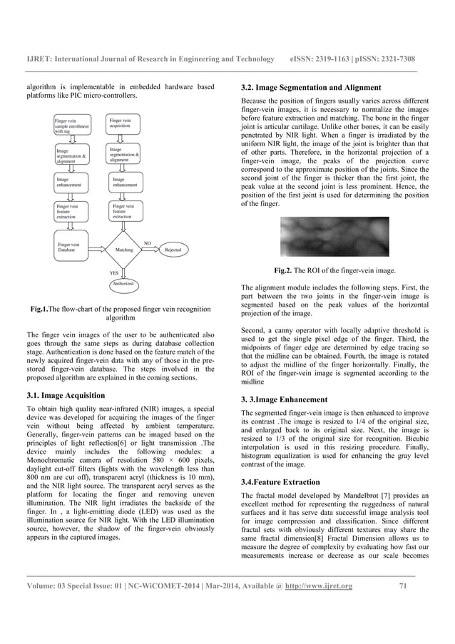 An embedded finger vein recognition system | PDF