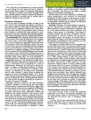 An Emerging Theory Of Human Relatedness | PDF