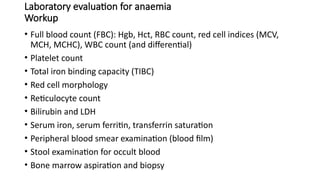 Anemia Management in Adults and Children | PPTX