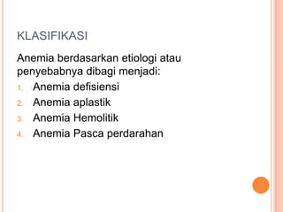 Anemia | PPTX
