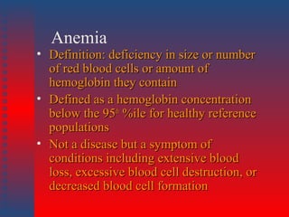 Anemia | PPT