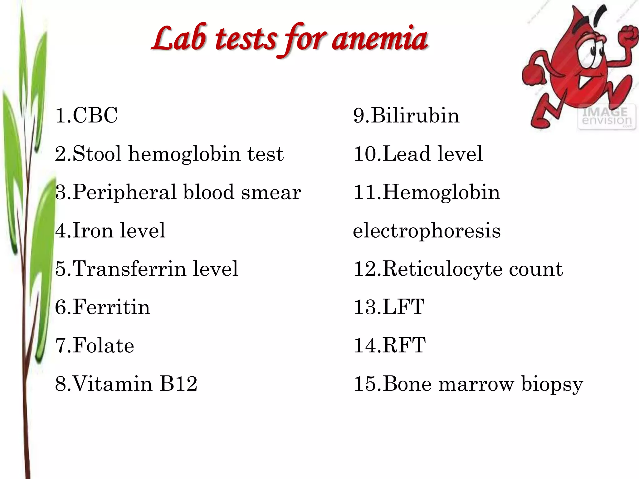 Anemia ppt | PPTX