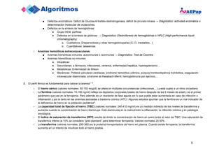 Algoritmo AEPap Anemias | PDF