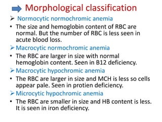 Anemia | PPTX | Blood Disorders | Diseases and Conditions
