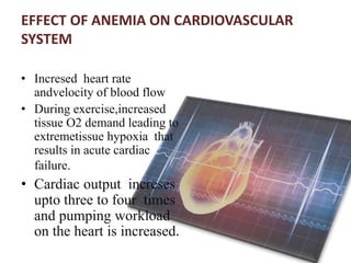 Anemia | PPTX | Blood Disorders | Diseases and Conditions
