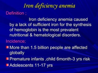 Anemia | PPT