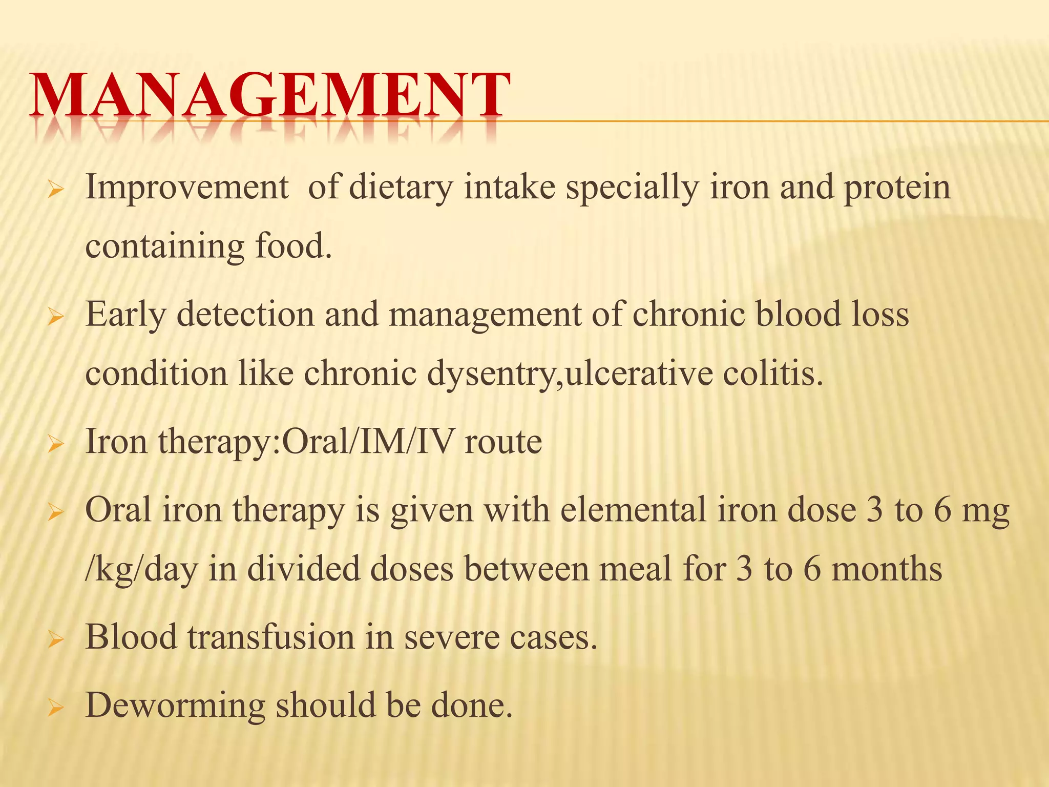 Anemia in child | PPTX
