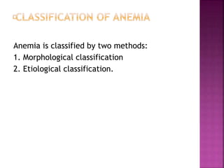 Anemia | PPT