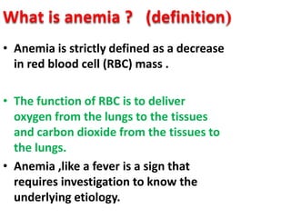 Anemia | PPT