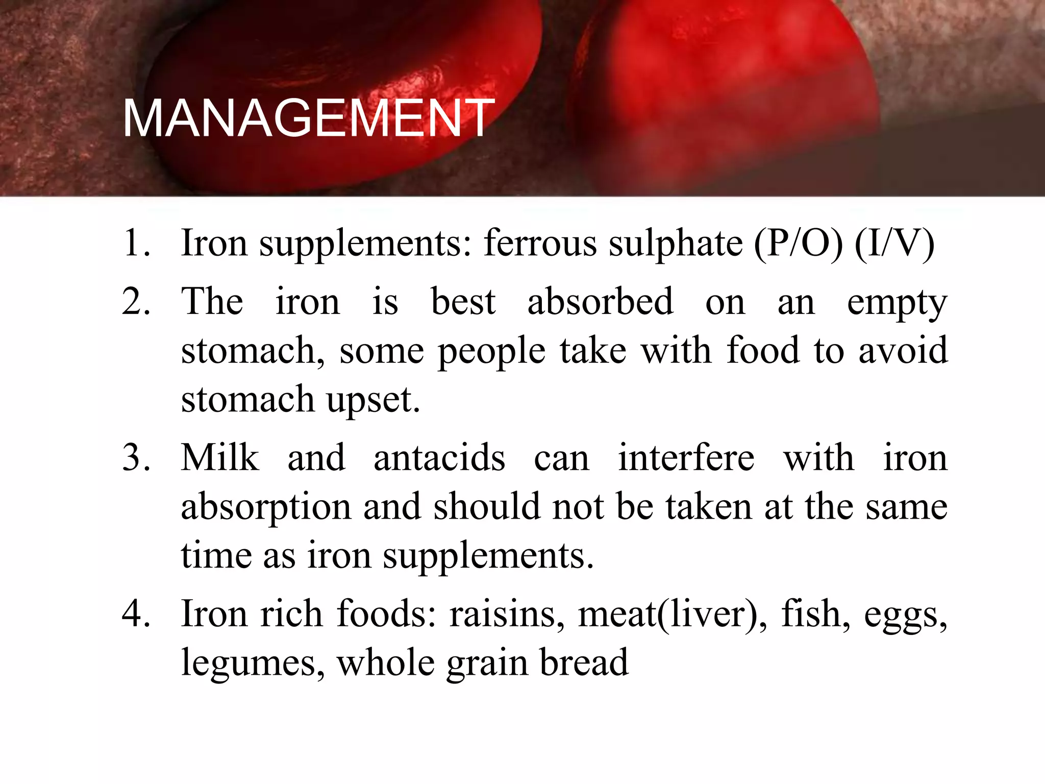 ANEMIA IN PEDIATRICS: IRON DEFICIENCY ANEMIA, MEGALOBLASTIC ANEMIA ...