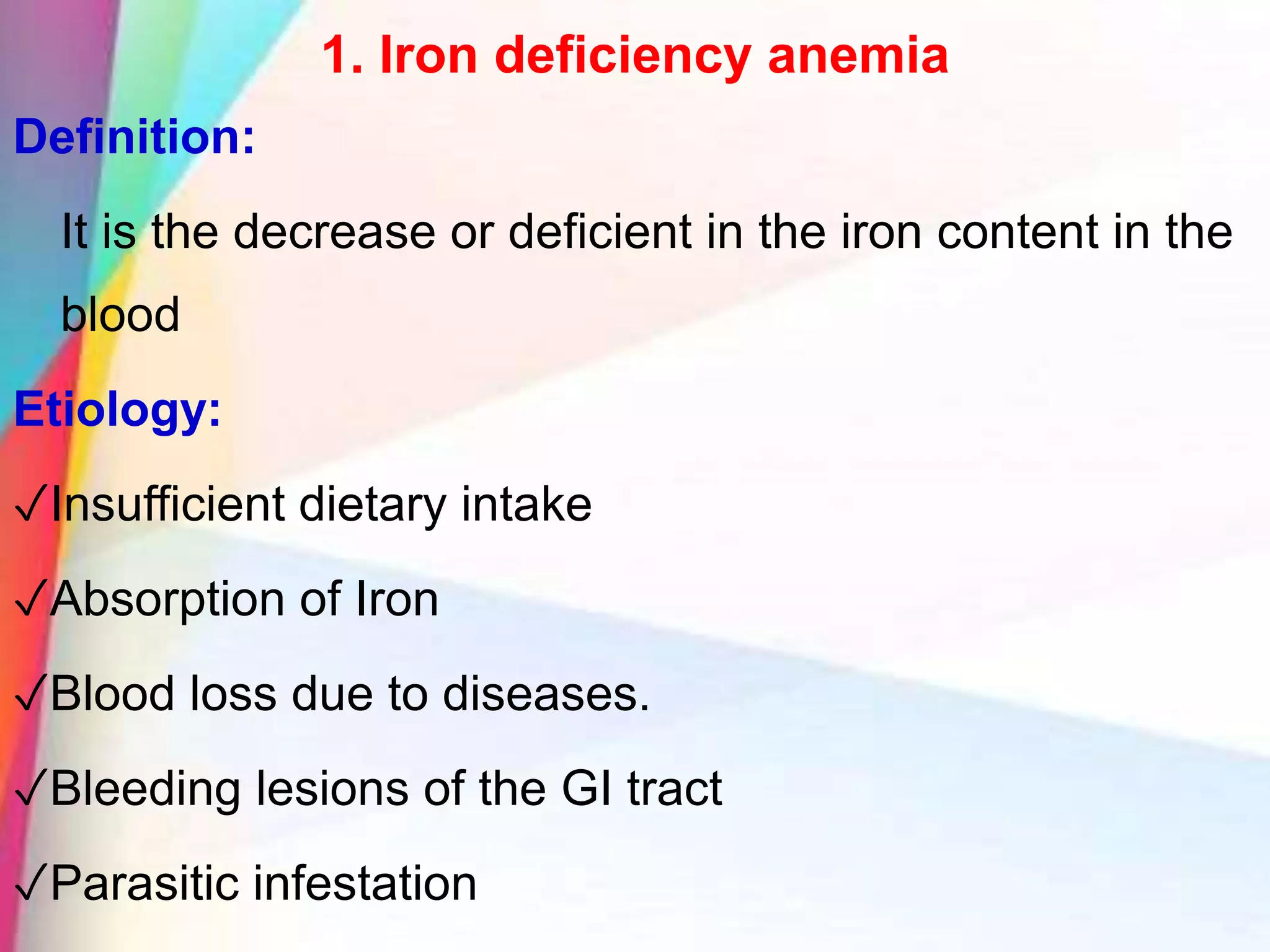 Anemia | PPTX