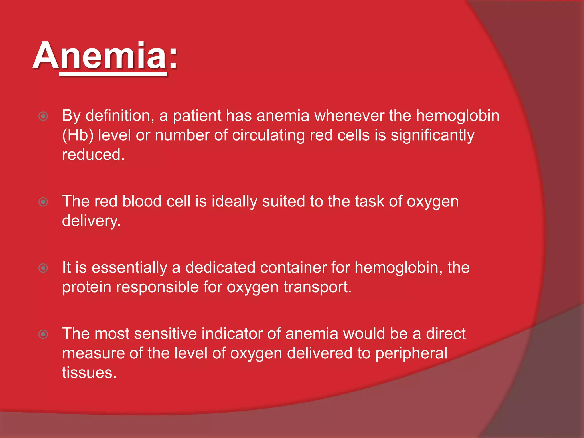 Anemia - basic | PPTX