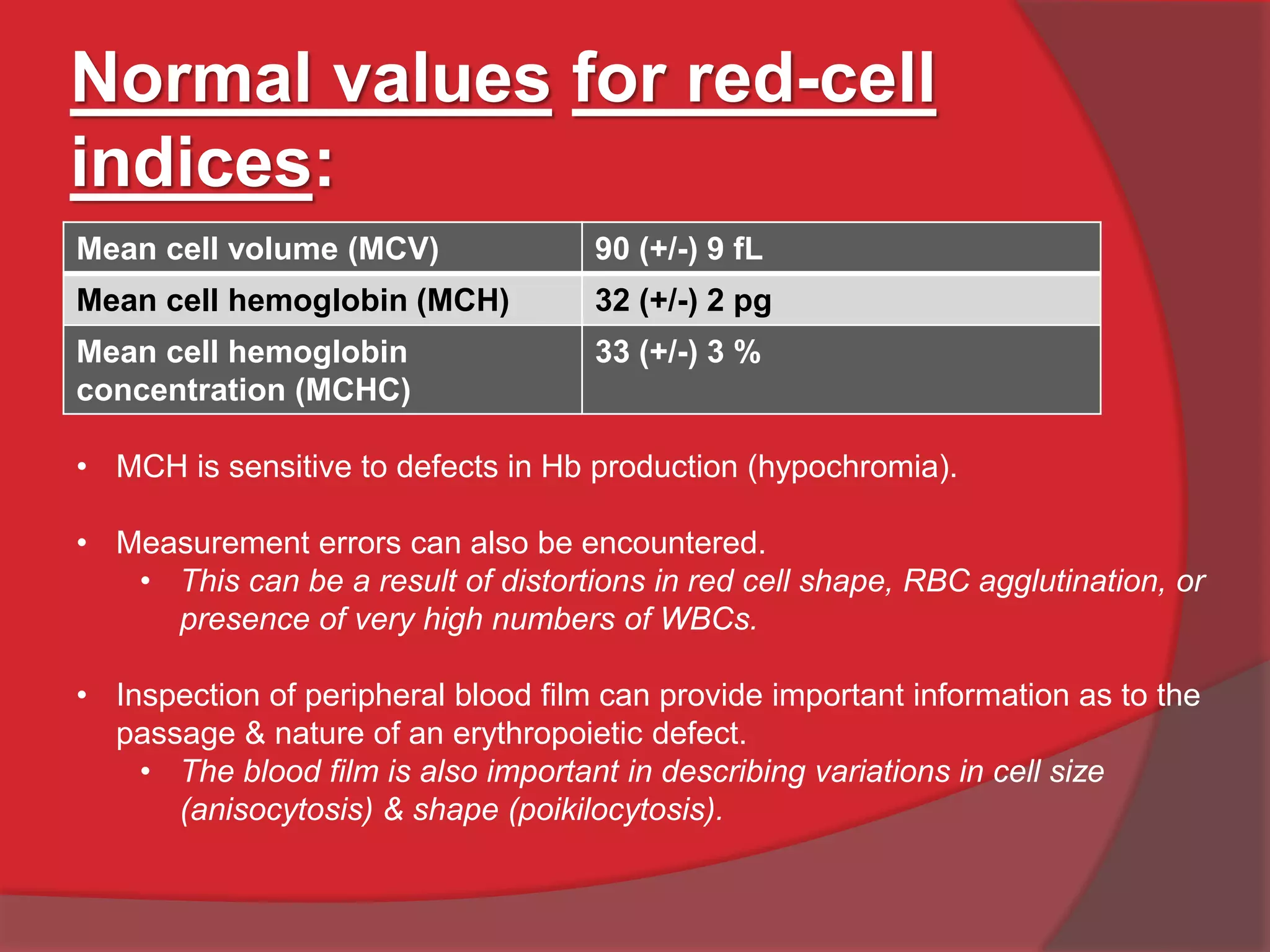 Anemia - basic | PPTX