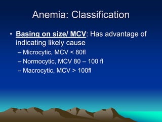 Anemia | PPT