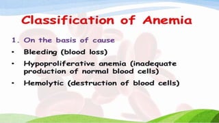 Anemia | PPT