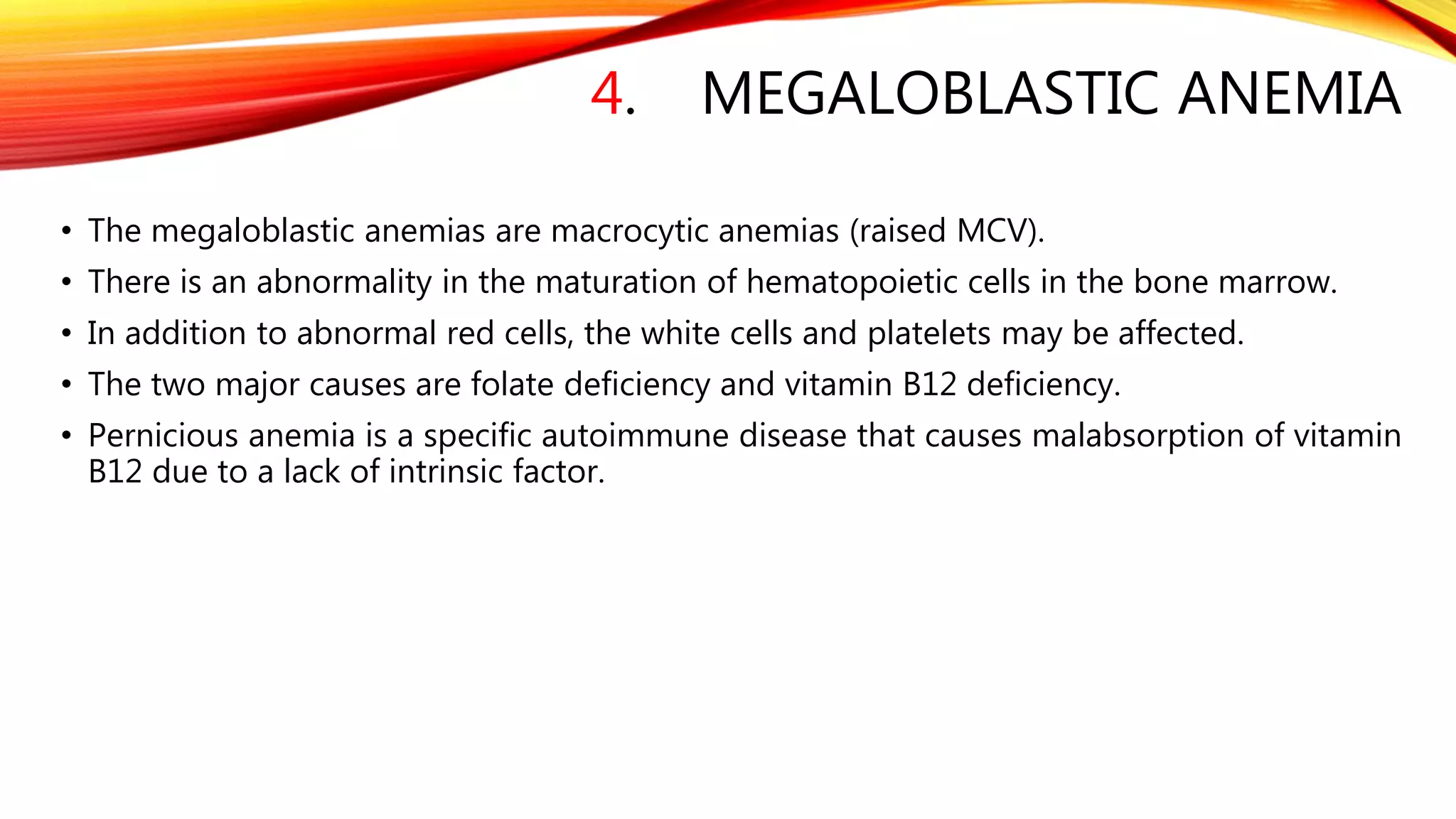 Anemia - Types, Pathophysiology, Clinical Manifestations, Etiology ...