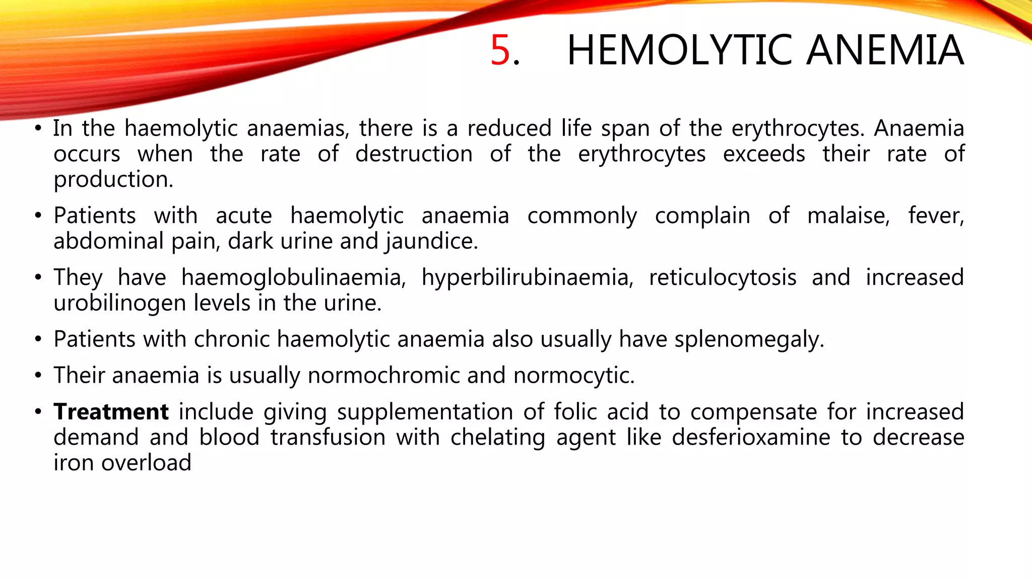 Anemia - Types, Pathophysiology, Clinical Manifestations, Etiology ...