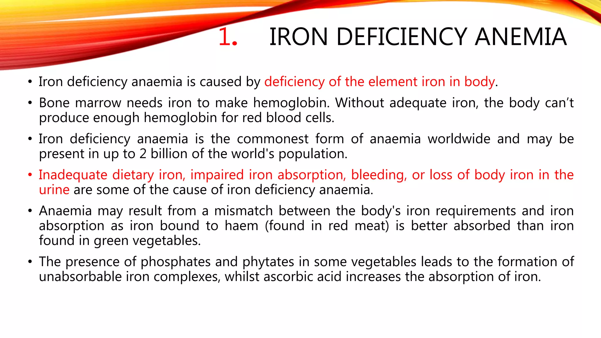 Anemia - Types, Pathophysiology, Clinical Manifestations, Etiology ...