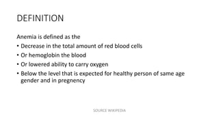 Anemia | PPTX