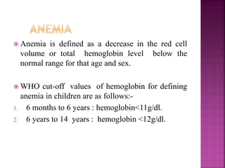 AnemiA.pptx | Blood Disorders | Diseases and Conditions