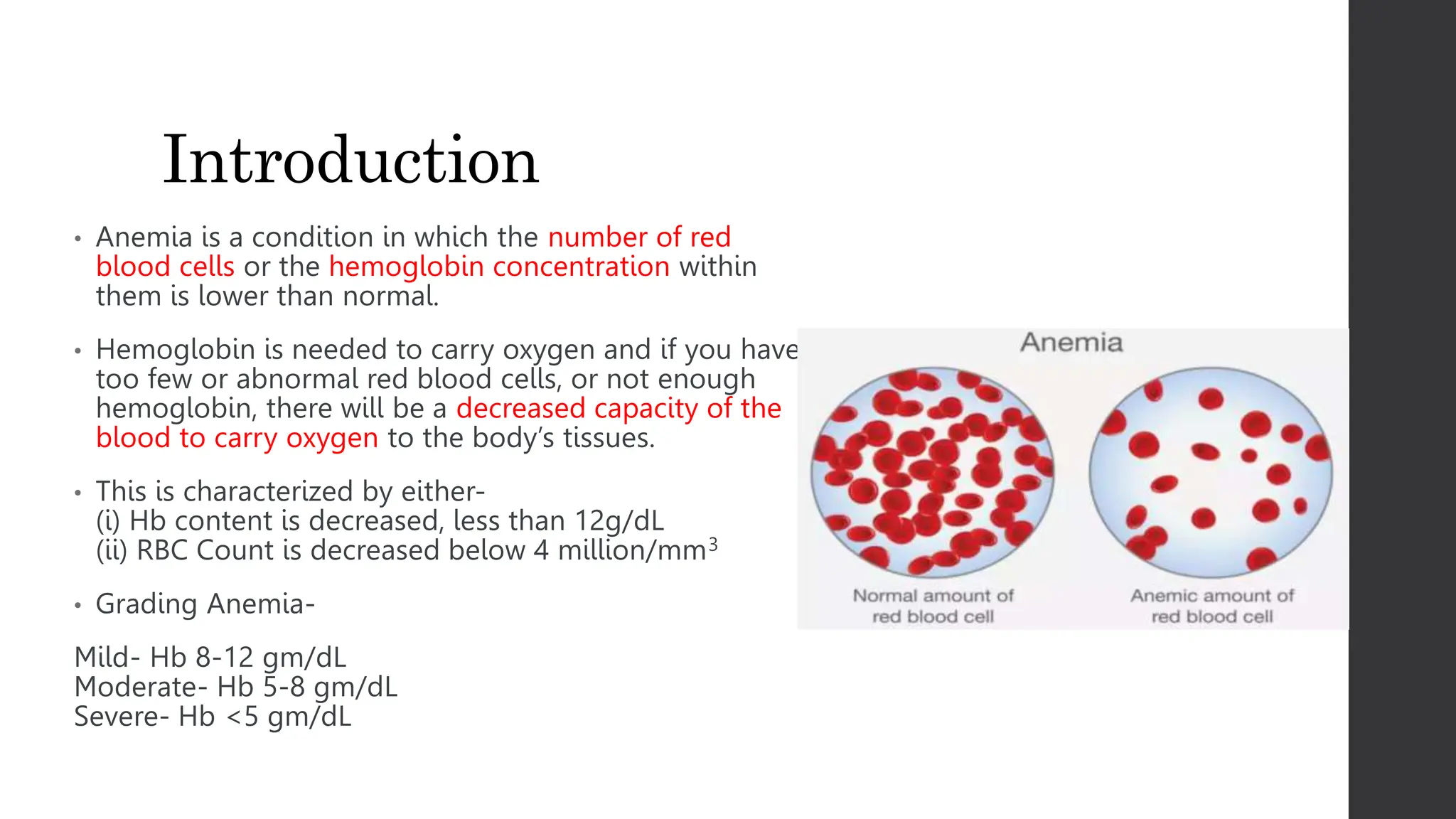 Presentation on Anaemia decreasing in Hb.pptx