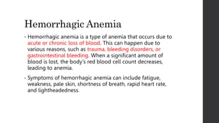 Presentation on Anaemia decreasing in Hb.pptx
