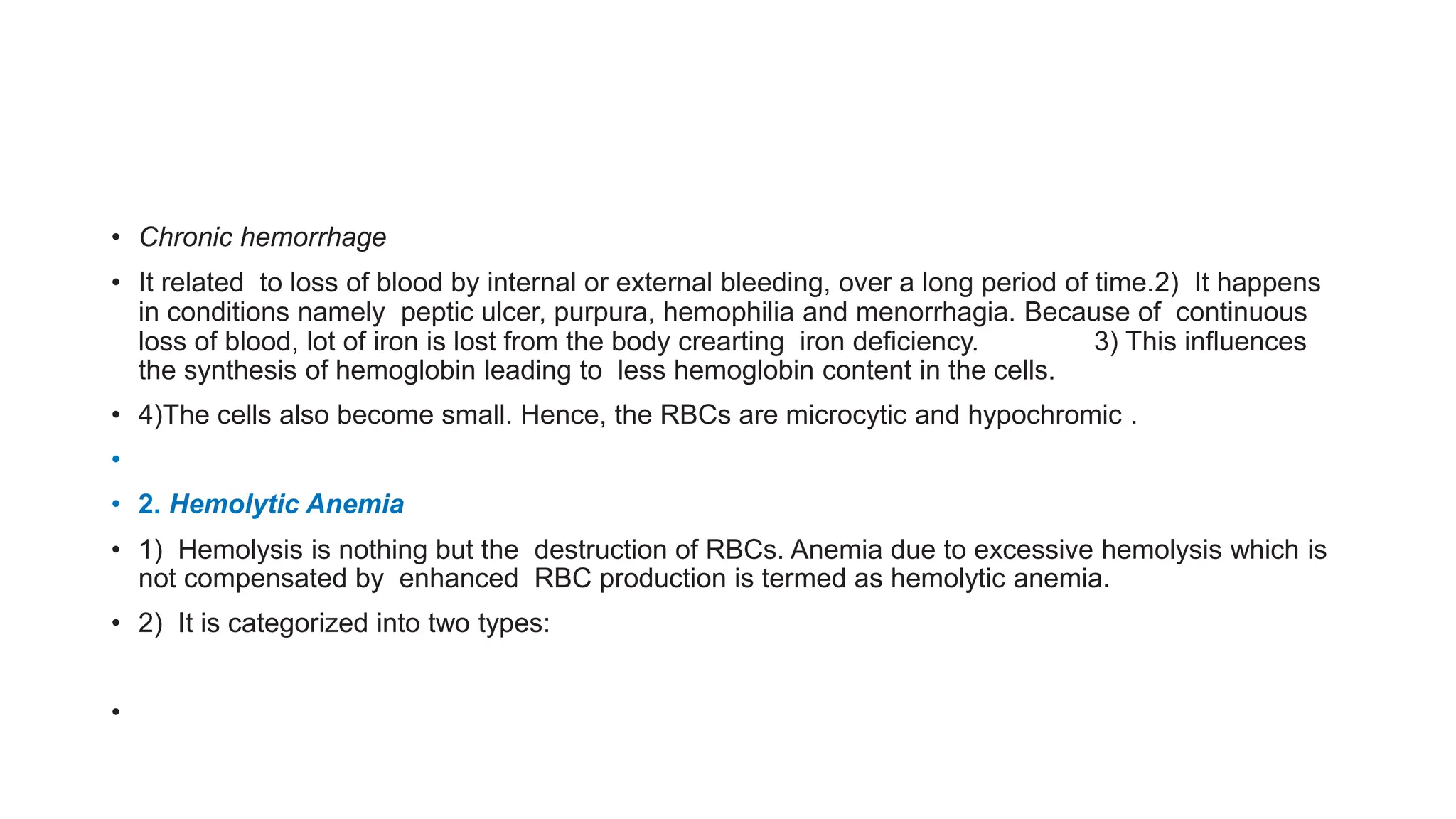 Anemia_ different types_causes_ conditions | PPTX