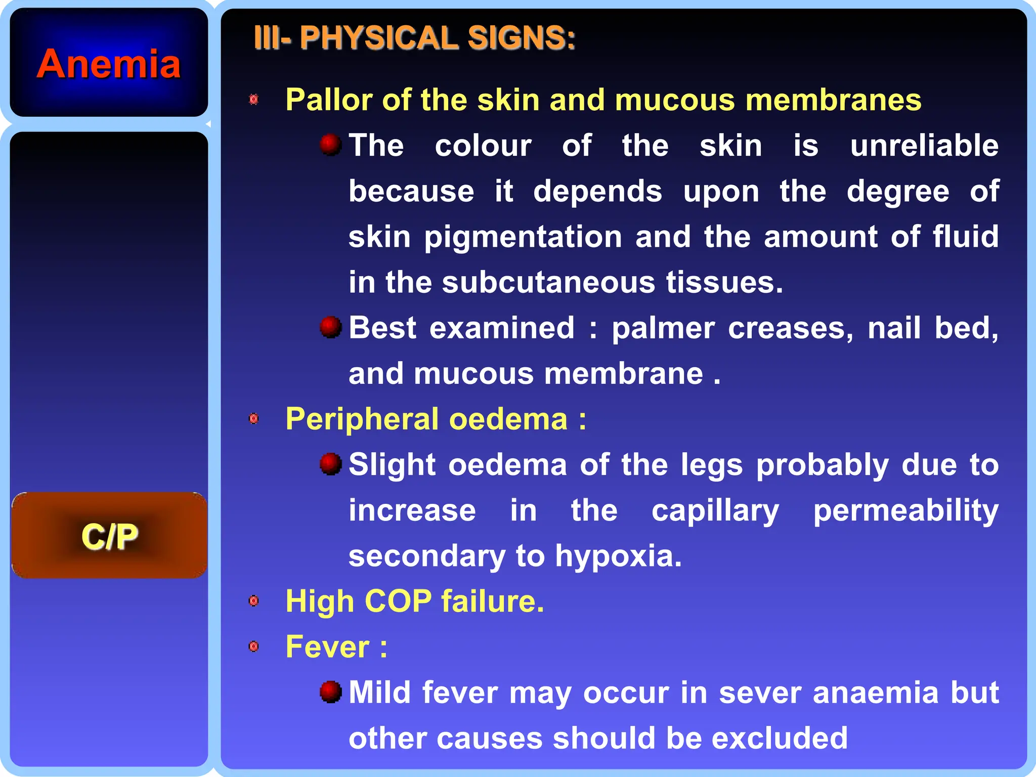 Anemia.ppt presentation for General medicine | PPT