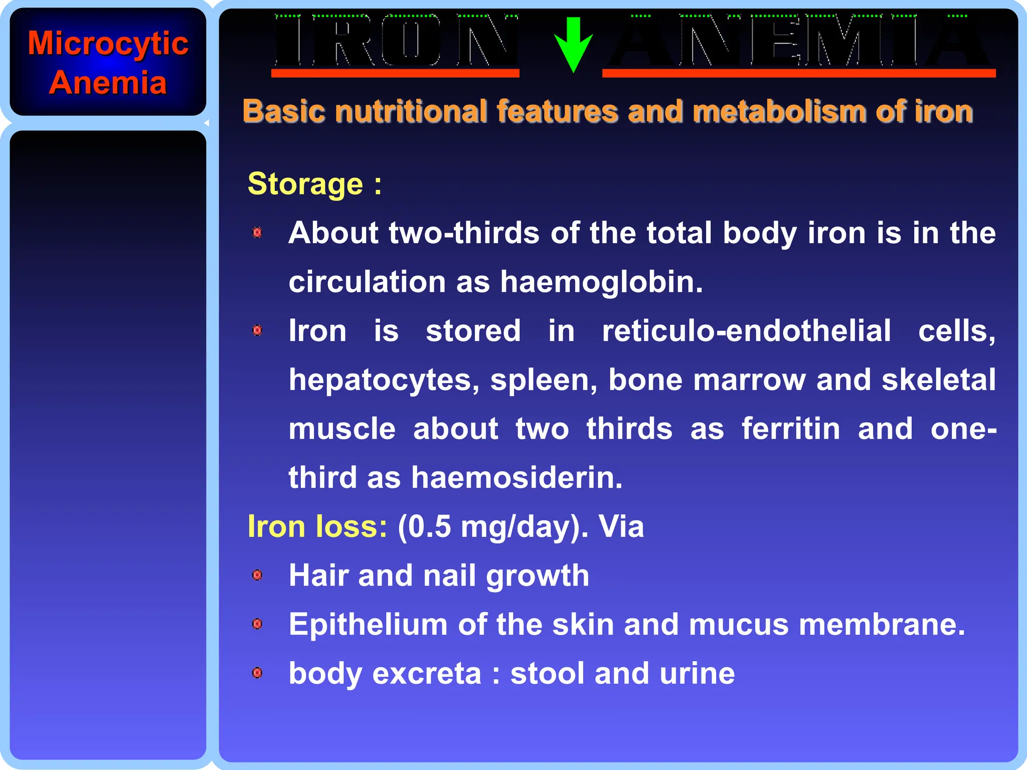 Anemia.ppt presentation for General medicine | PPT
